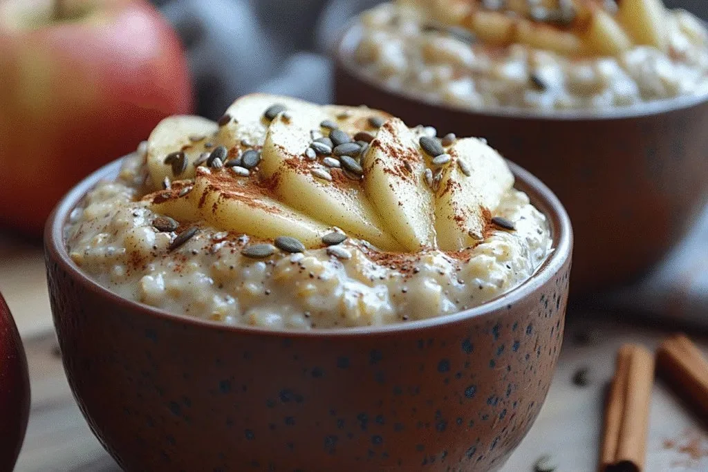 Apple and Cinnamon Overnight Oats
